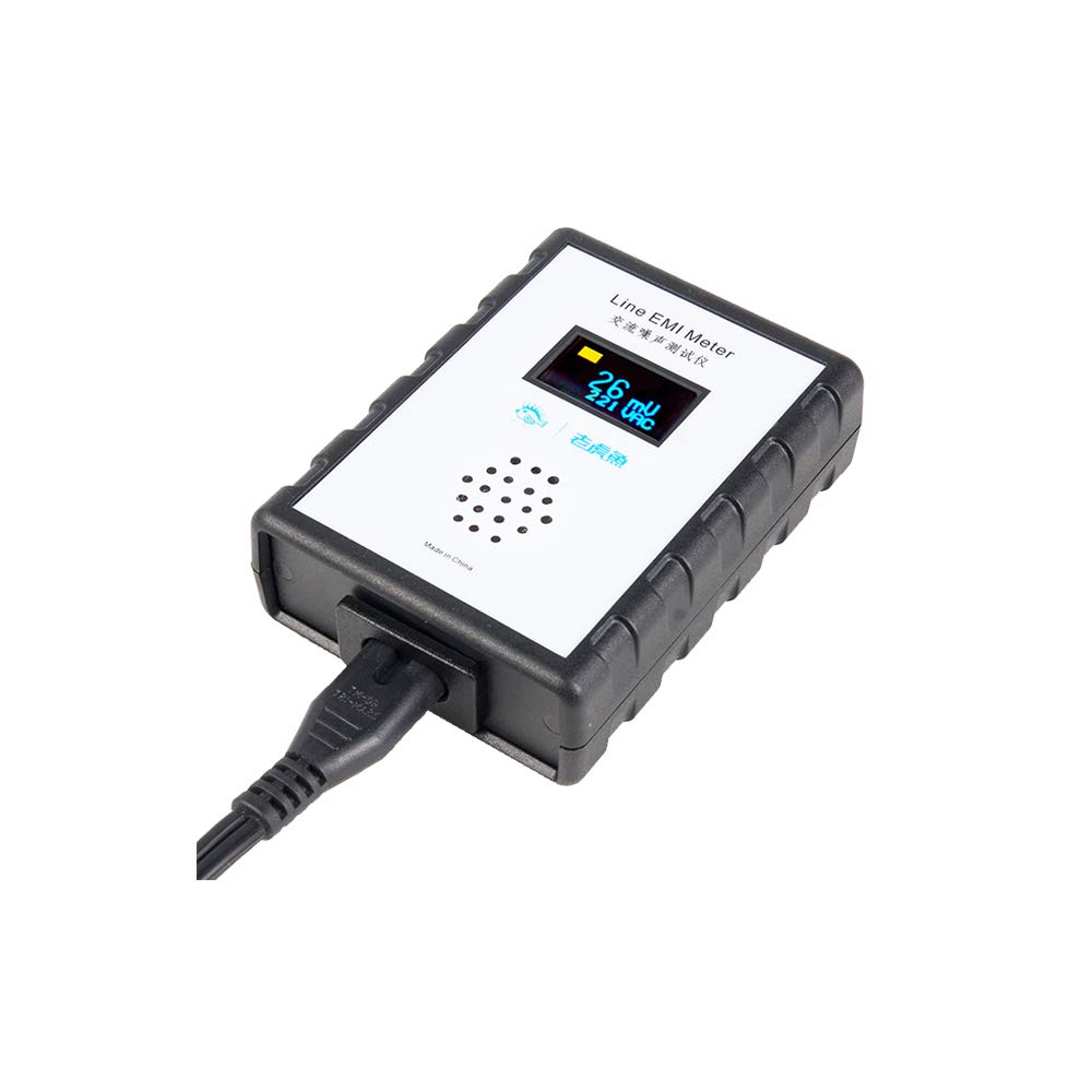Line EMI Meter OLED Digital Display Mains Noise Tester EMI Measuring ...