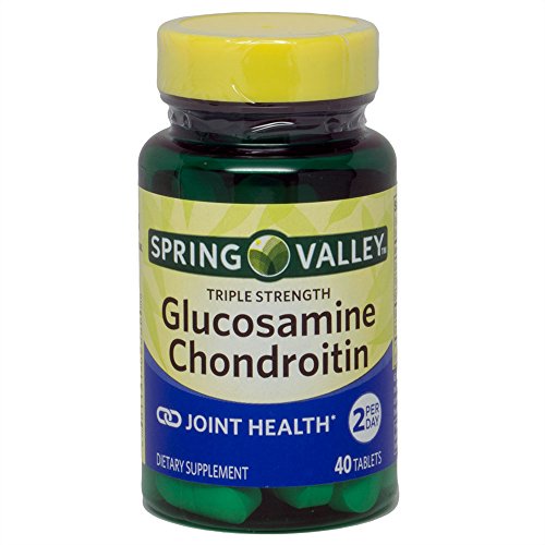 Spring Valley - Glucosamine Chondroitin, Triple Strength, 40 Tablets in ...