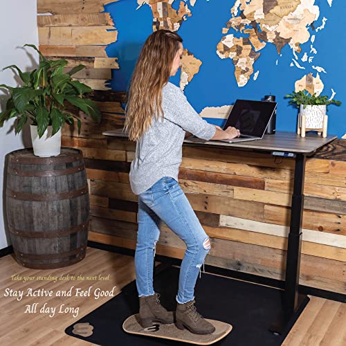 Whirly Board Wide - Anti-Fatigue Standing Desk Balance Board, Three ...