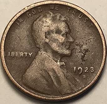 1923 S Lincoln Wheat Cent Penny Very Good at Amazon's Collectible Coins ...