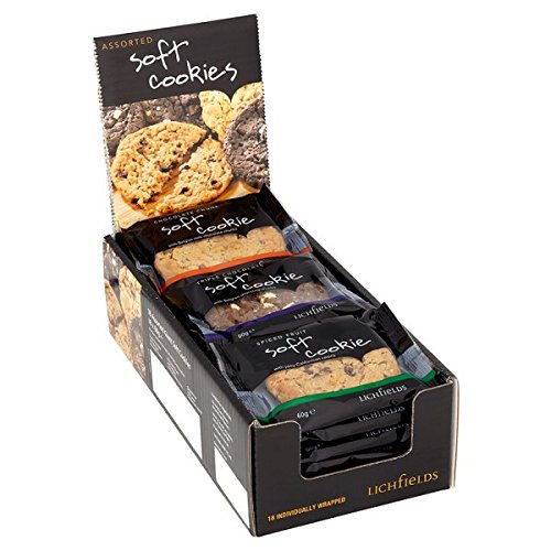 ( 18 Pack ) Lichfields Assorted Giant Soft Cookies 18 x 60g: Amazon.co ...