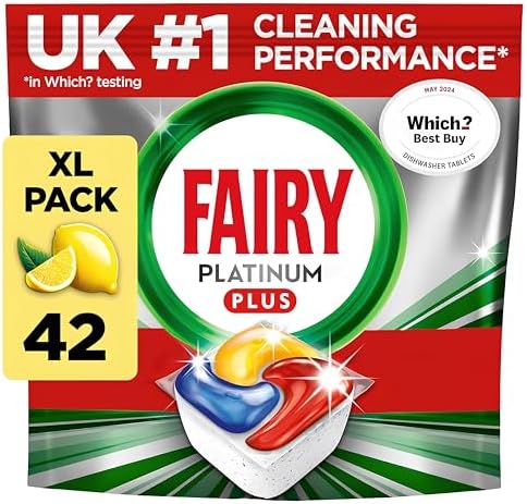 سعر Fairy Platinum Plus All-In-1 Dishwasher Tablets Bulk, Fairy ...