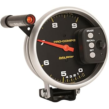 Amazon.com: Auto Meter 6857 Pro-Comp Single Range Tachometer: Automotive