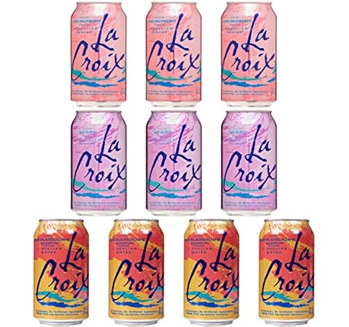 La Croix Grapefruit, Crans-Raspberry, Berry - Variety Pack, 12oz Cans ...
