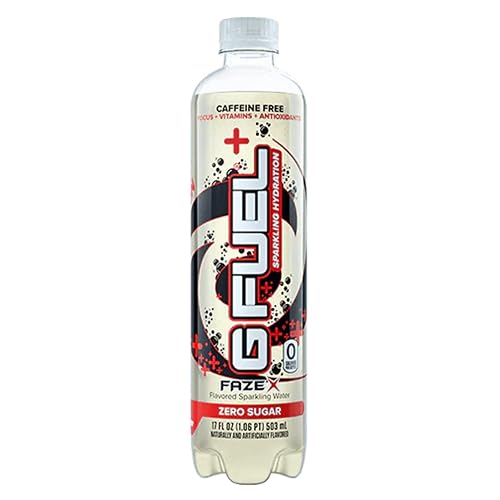 G Fuel Sparkling Hydration - Inspired by Faze X - 12-Pack Case, 17 oz ...