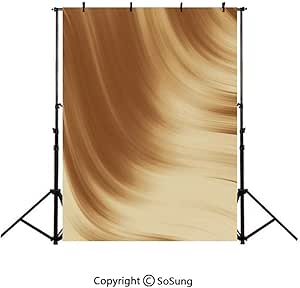 3x5Ft Vinyl Tan Backdrop for Photography,Curved Wave Like Conceptual ...