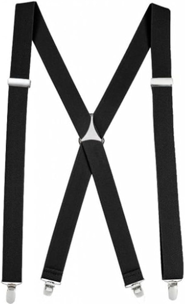 Men's Trouser Braces - Suspenders Strong Heavy Duty with Adjustable Y ...
