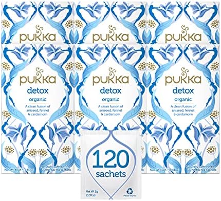 Pukka Organic Detox Tea with Aniseed, Fennel & Cardamom Perfect for ...