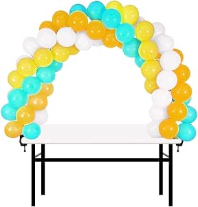 Amazon.com: 12ft Table Balloon Arch Kit Adjustable Balloon Column Stand ...