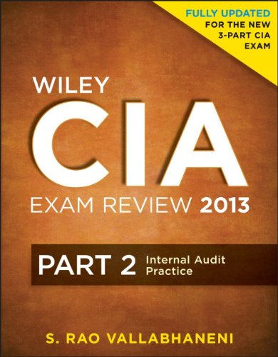 Wiley CIA Exam Review 2013, Internal Audit Practice (Part 2 ...