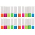 Amazon.com : 400 Pieces Page Markers, Sticky Note Tabs, Neon Colors ...