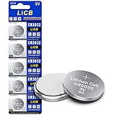 Amazon.com: LiCB CR1220 Battery,Long-Lasting & High Capacity CR1220 Lithium Batteries,3 Volt ...