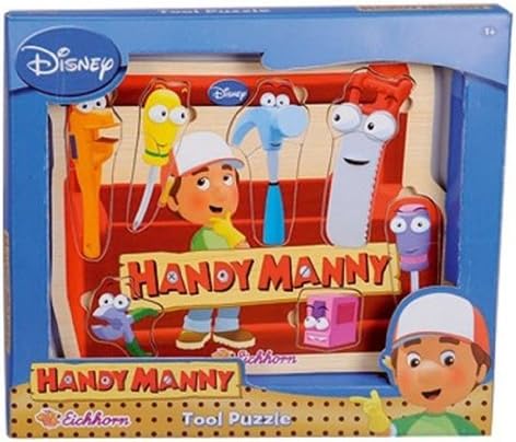 Simba-Smoby Handy Manny Wooden Puzzle: Amazon.co.uk: Toys & Games