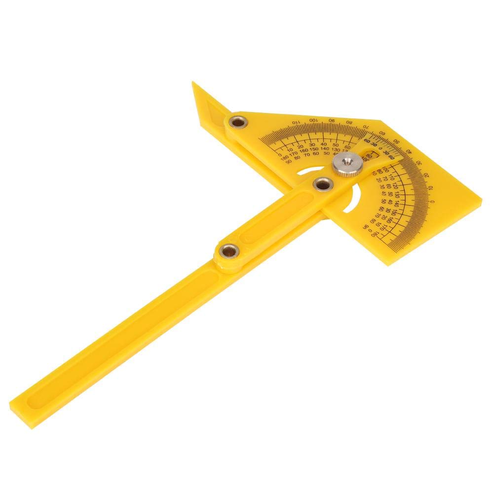 ABS Plastic 180 Degree Protractor – Protractor Angle Gauges Arm ...