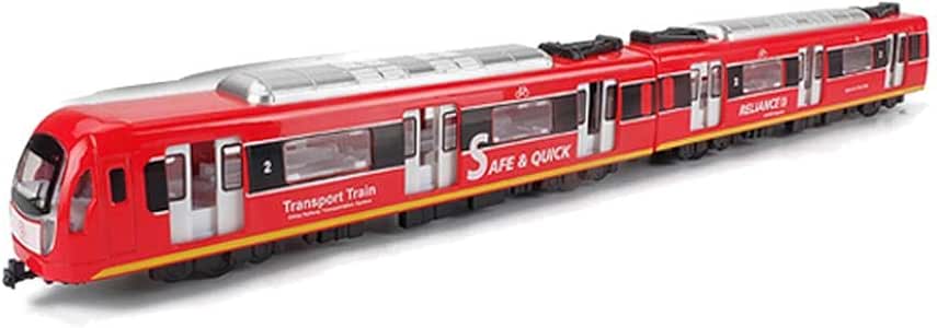 S WIDEN ELECTRIC Commuter Train Toy & Pull Back Car Set Alloy High ...