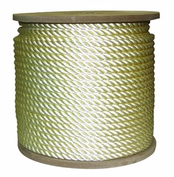 Rope King TN-12400 Twisted Nylon Rope 1/2 inch x 400 feet: Pulling And ...