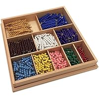 Amazon.com: Bead Decanomial - Montessori Eductional Materials Learning ...