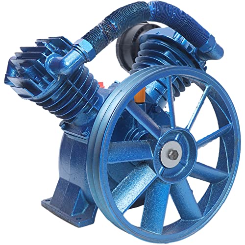 Air Compressor Pump Head 5.5HP 21CFM 175PSI 800RPM Twin Cylinder V ...