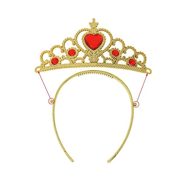 Tacobear Princess Dress Up Accessories Gift Set for Belle Crown Scepter ...