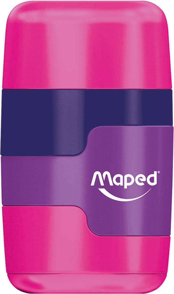 Maped Connect Coloured Duo Eraser and Pencil Sharpener (Assorted ...