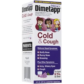 Amazon.com: Dimaphen DM Children's Cold and Cough, 8-ounce (Pack of 2 ...