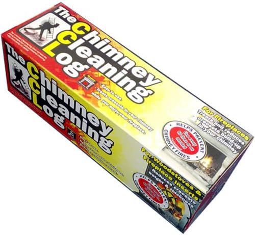 CCL Chimney Cleaning Log Fireplace Soot Creosote Cleaner Eco Flue ...