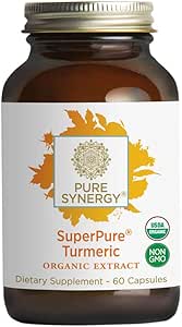 Amazon.com: Pure Synergy USDA Organic SuperPure Turmeric Extract (60 ...