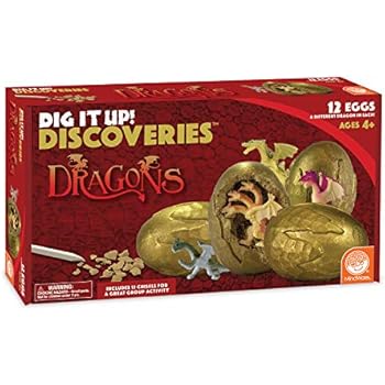 Amazon.com: MindWare Dig It Up! (Dragon Eggs Dig Kit): Toys & Games