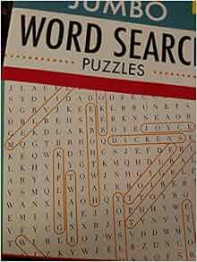Bendon Jumbo Word Search Puzzles: Bendon: 0805219133378: Amazon.com: Books