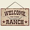 Amazon.com: Welcome to the Ranch Sign Western Plaque: Home & Kitchen