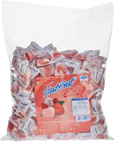 Hartbeat Jumbo Love Lychee Candy, 1 Kg price in UAE | Amazon UAE ...