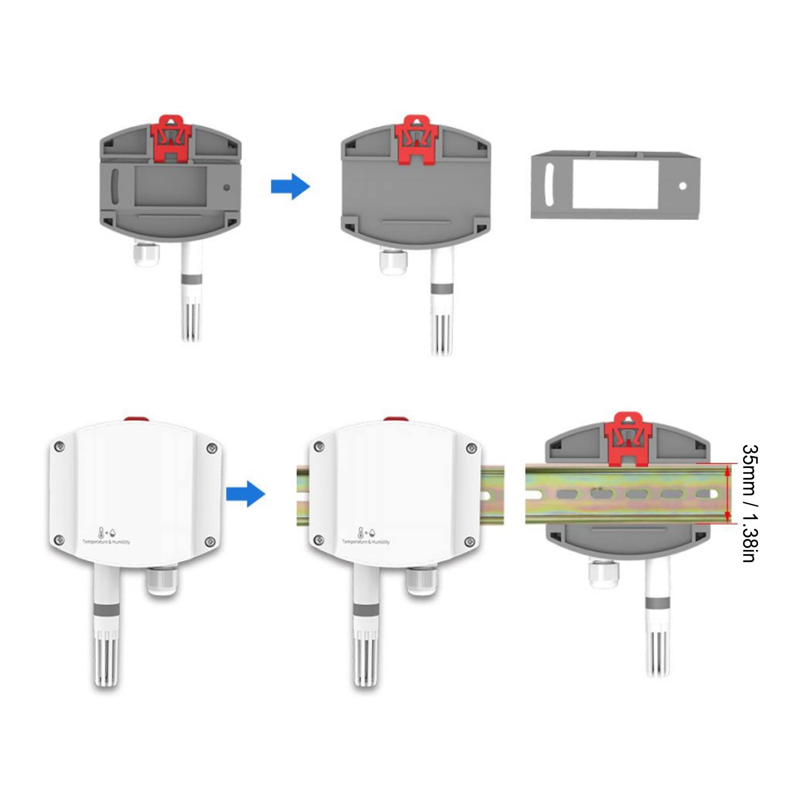 Mua Temperature and Humidity Transmitter, 4-20mA DC 10-30V High ...