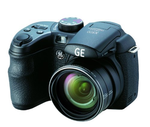 GE Power Pro X500-BK 16 MP with 15 x Optical Zoom Digital Camera Black ...