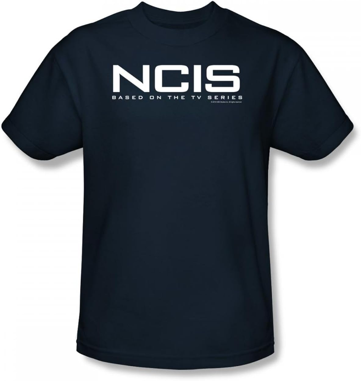 Ncis - Ncis Logo Slim Fit Adult T-Shirt In Navy: Amazon.co.uk: Clothing