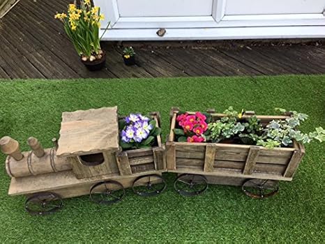 Large Train Planter: Amazon.co.uk: Garden & Outdoors