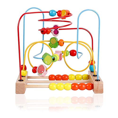 KIDDERY TOYS Bead Maze Toy for Toddlers & Kids Bead Roller Coaster ...