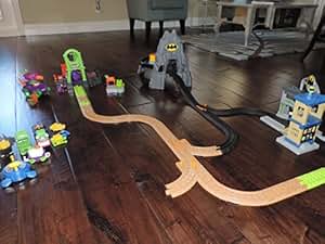 Fisher Price Geotrax DC Super Friends Batman Batcave Remote Control RC ...