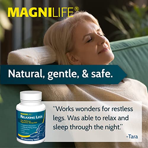 MagniLife Relaxing Legs, Natural Sleep Aid and Pain Reliever, Calms ...