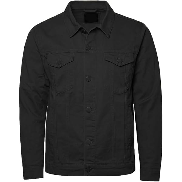 Men's Chic Denim Jacket Street Style Button Cotton Jacket