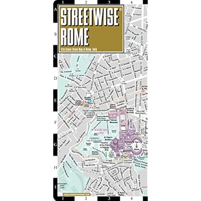 Buy Streetwise Rome Map - Laminated City Center Street Map of Rome ...