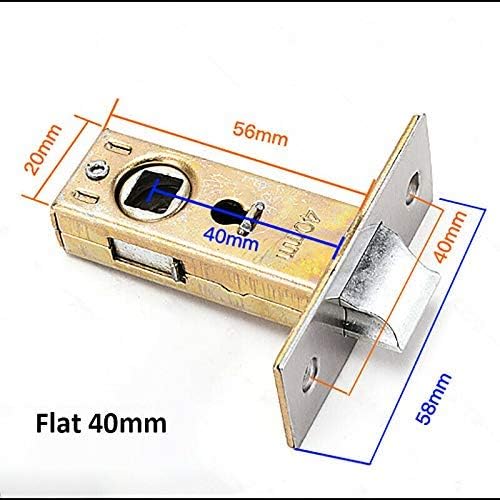 TOOLSTAR Door Latches, Stainless Steel Tubular Mortice Latches Flat ...