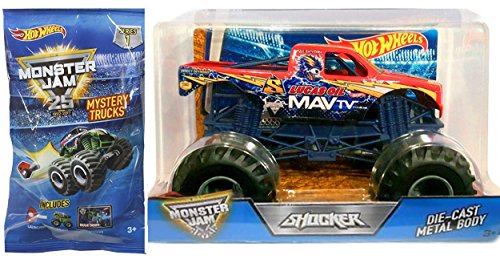 Buy Off-Road Hot Wheels MONSTER JAM Shocker MAVtv Truck 1:24 & Mini ...