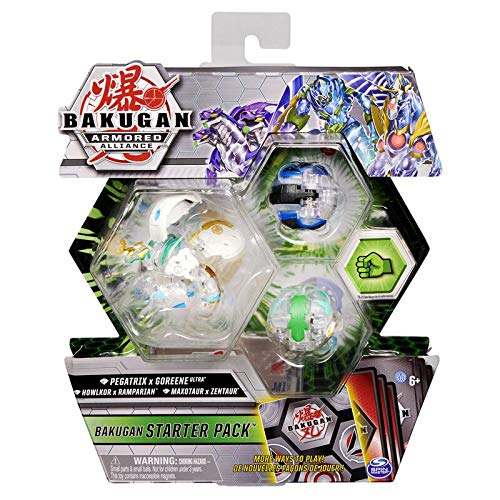 Bakugan Starter Pack 3-Pack, Fused Diamond Pegatrix x Goreene Ultra, Armored Alliance ...