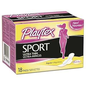 Amazon.com: Playtex Sport Ultra Thin 18 Pads: Health & Personal Care
