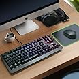 Amazon.com: ONN. RGB Mechanical Gaming Keyboard 87 Keys, Compact TENKEYLESS (TKL) Design, Black ...