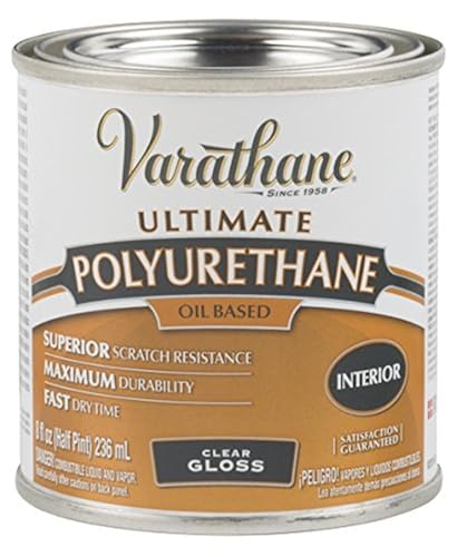 Varathane Oil-Based Ultimate Polyurethane, Half Pint, Gloss Finish in ...