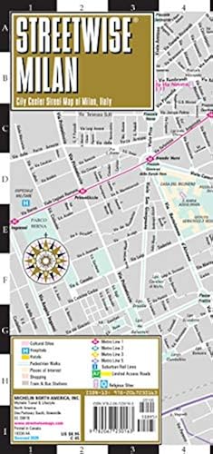 Streetwise Milan Map - Laminated City Center Street Map of Milan, Italy ...
