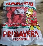 Amazon.com : Haribo Primavera Strawberry Gummy Candy -Pack of 6 X 200 G ...