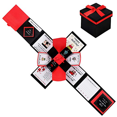 Mahogany Life Explosion Box for Birthday - Handmade Birthday Gift ...