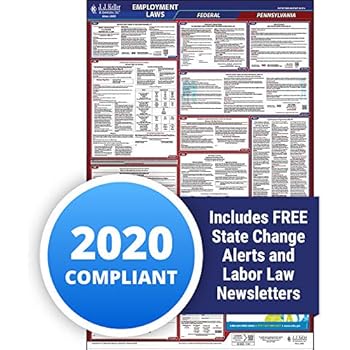 Amazon.com : 2020 Pennsylvania Labor Law Poster, All-in-One OSHA ...